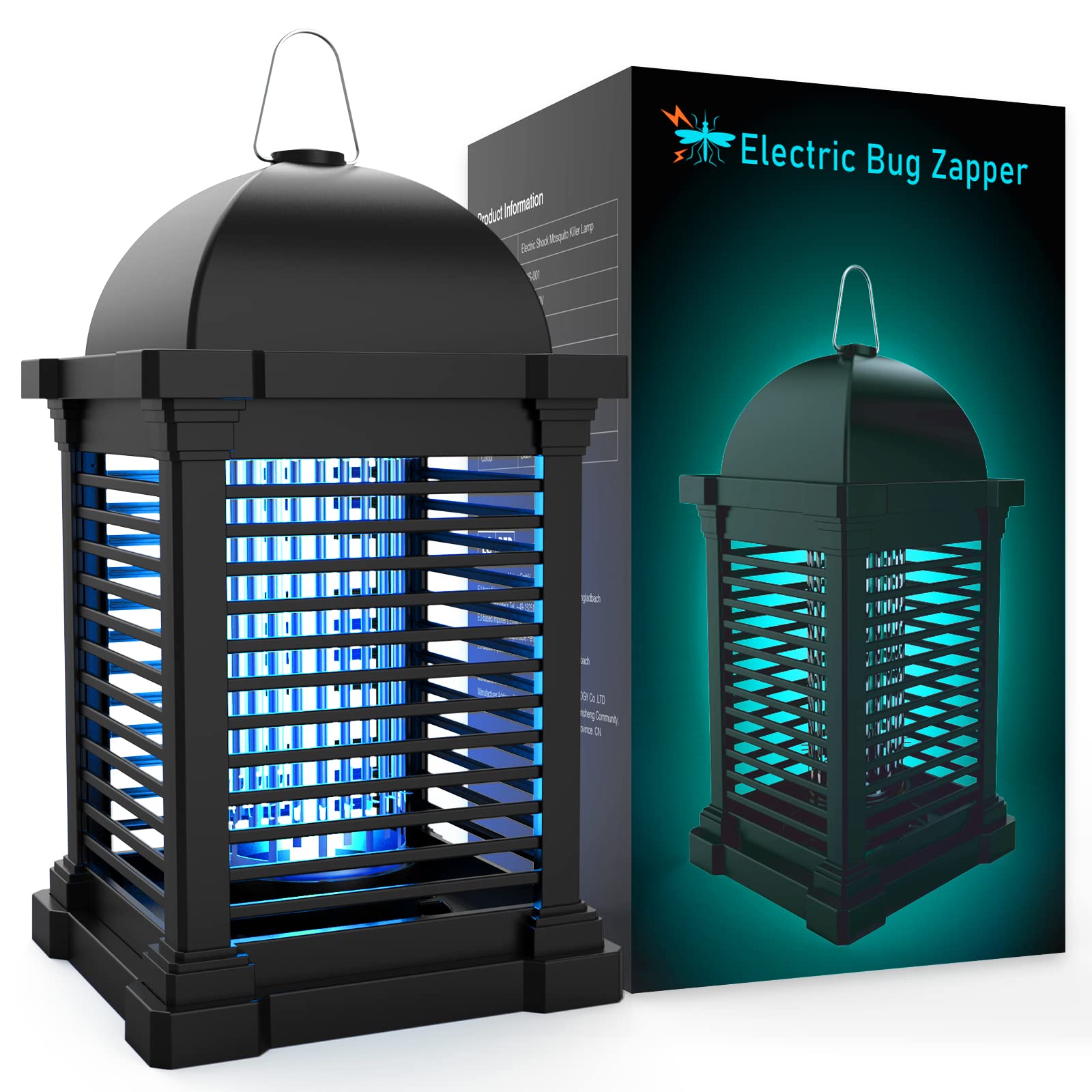 TMACTIME Bug Zapper for Outdoor and Indoor 20W 4300V High Powered ...