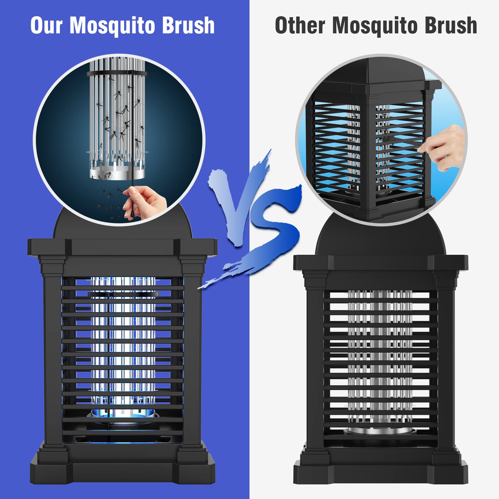 TMACTIME Bug Zapper for Outdoor and Indoor 20W 4300V High Powered ...