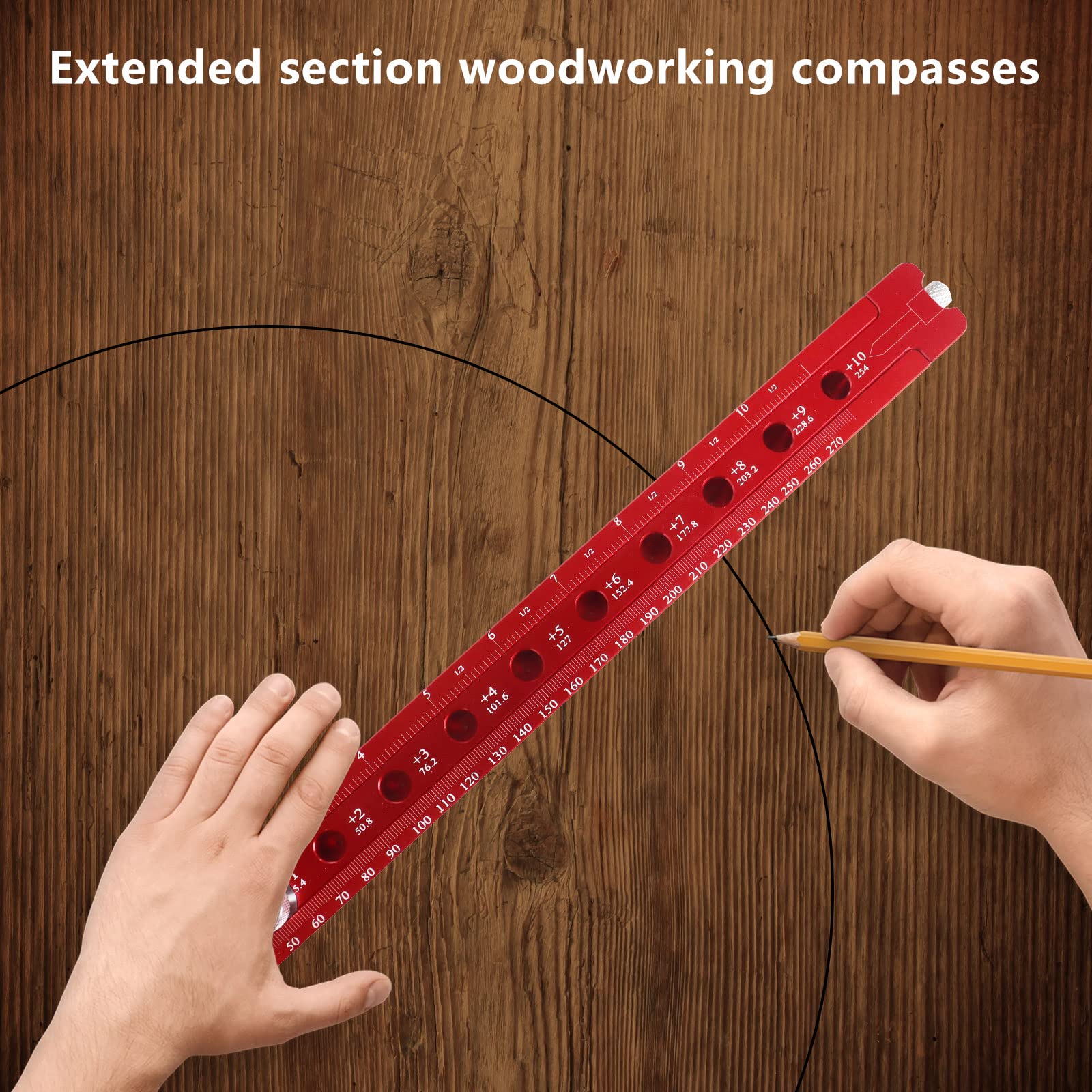 Large Wood Scriber Tool,Woodworking Compass Scriber Aluminum Alloy ...