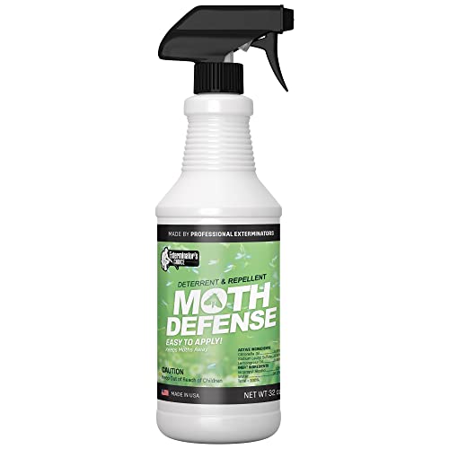 Exterminator’s Choice - Moth Defense Spray - 32 Ounce - Natural, Non ...