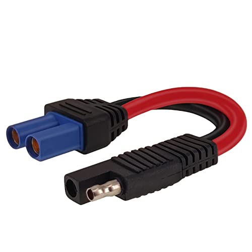 Yeebline 10 AWG SAE to EC5 Cable, 15cm EC5 Female Plug Connector to SAE ...