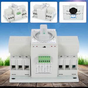 63A 2P Dual Power Automatic Transfer Switch 110V Generator Changeover Switch 50HZ/60HZ — 🛍️ The ...