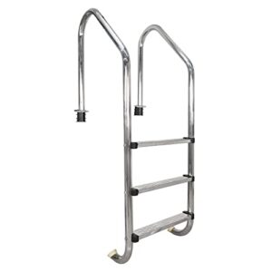 DOEL Swimming Pool Ladder, Non-Slip Steps Ladder, 3-Step In-Ground ...