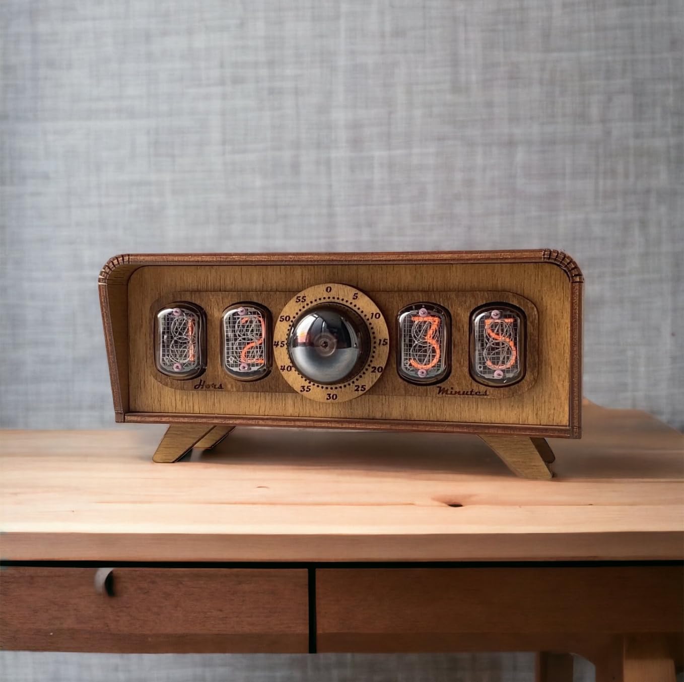 Handmade Nixie Tube Clock IN-12 - made in Ukraine - Vintage Retro Table ...