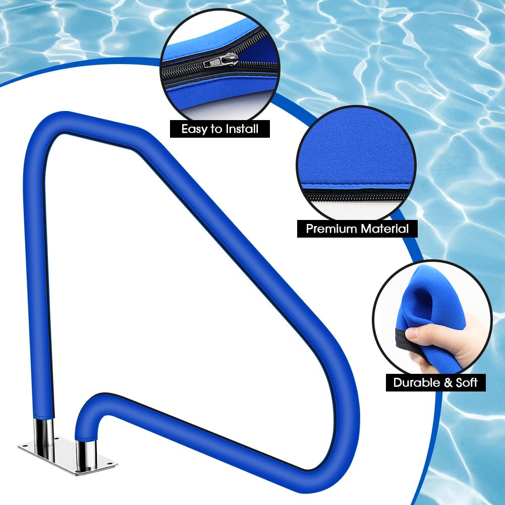 Pool Handrail Cover, Rail Grip for Swimming Pool Hand Railing Covers ...