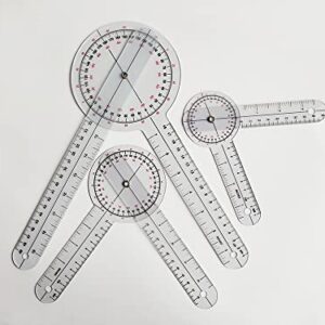 Goniometer Set 3 Pieces 12", 8", 6" Body Measuring Tape - Physical ...