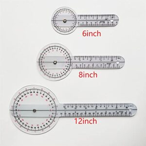 Goniometer Set 3 Pieces 12", 8", 6" Body Measuring Tape - Physical ...