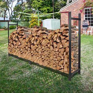 RedSwing Firewood Rack Outdoor, 8 Foot Heavy Duty Logs Holder for ...