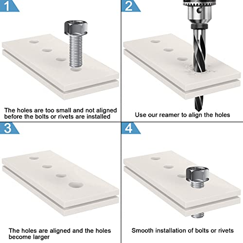 3/4" Drill Bridge/Construction Reamer with 1/2" Shank Chuck,HSS 3/4 ...
