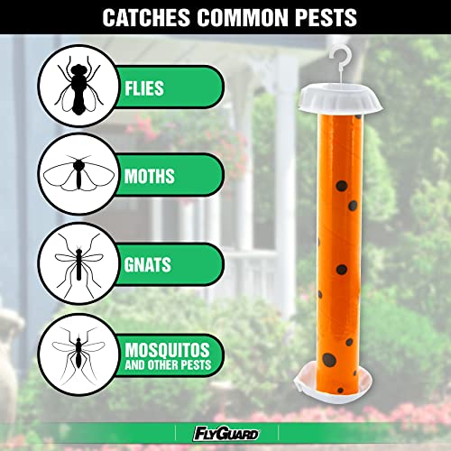 FLY GUARD 1155-10-EC Ready to Use Indoor/Outdoor Fly Catcher Glue Stick ...
