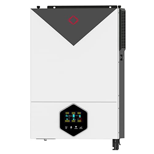 Y&H 6.2KW On/Off-Grid Solar Hybrid Inverter 48VDC Pure Sine Wave AC220V Output MPPT 120A Solar ...
