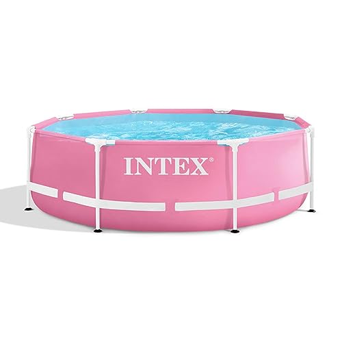 Intex 28290EH 8 Feet by 30 Inches Easy to Assemble Large Round Metal ...