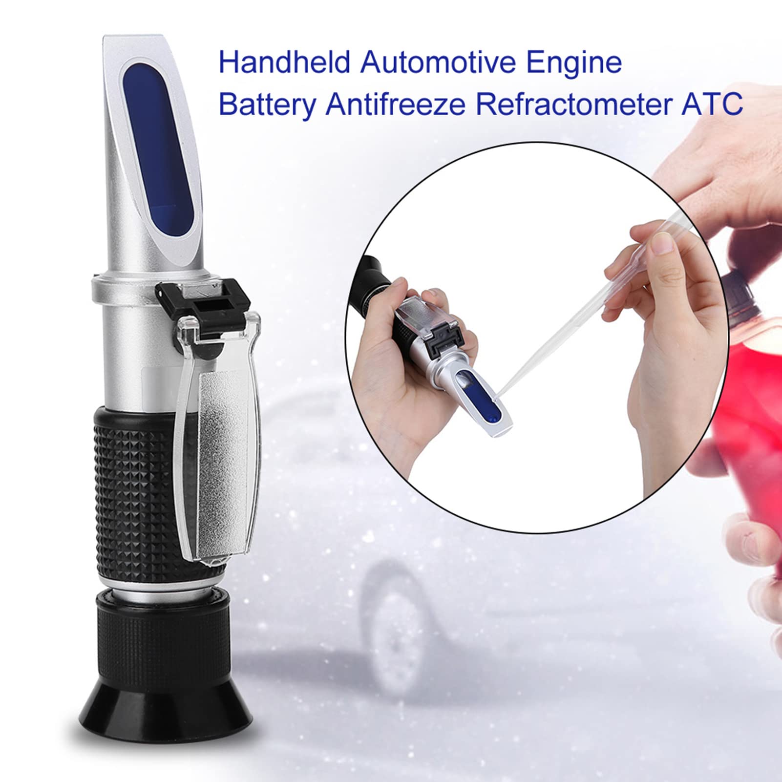 Handheld Antifreeze Refractometer, Automotive Engine Battery Antifreeze ...