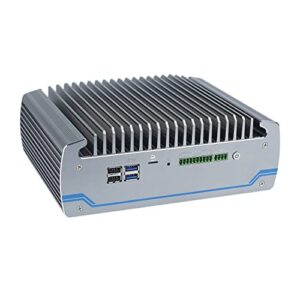 HUNSN Fanless Industrial Computer, Mini PC, I5 6200U, Windows 11/ Linux Ubuntu, IX06, 4PIN ...