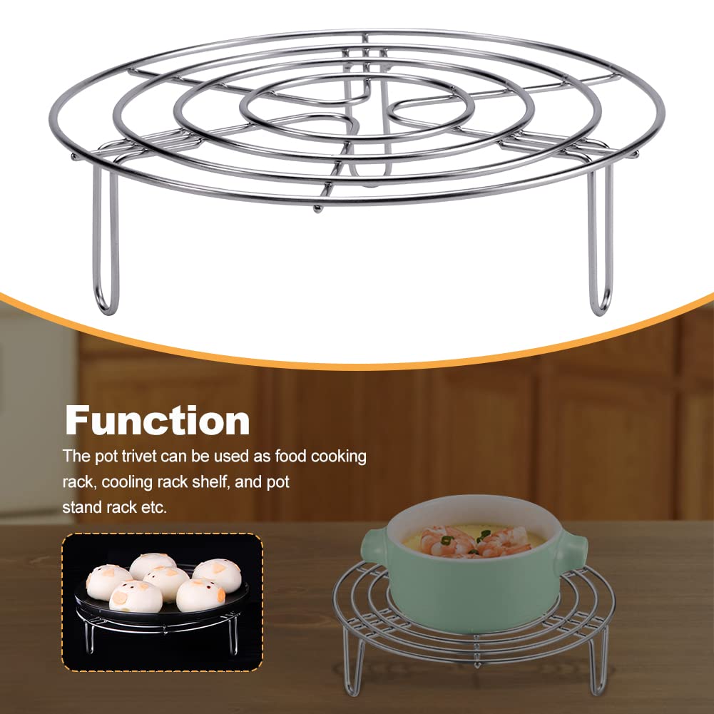 Round Cooling Cooking Racks, Stainless Steel Steamer Rack Kitchen ...