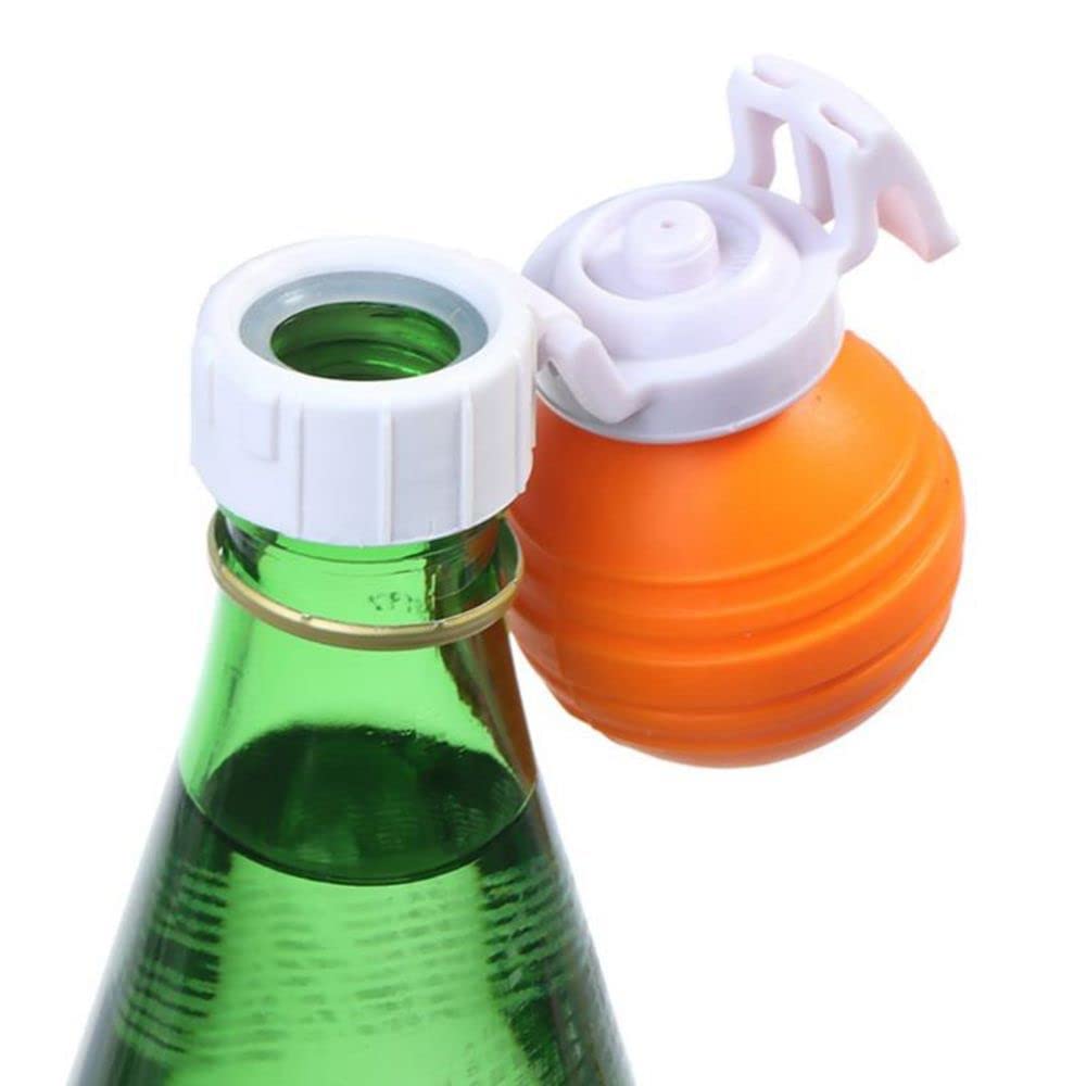 4Pcs Bottle Pump Cap,Fizz Keeper Pump Cap Plastic Soda Bottle Saver ...
