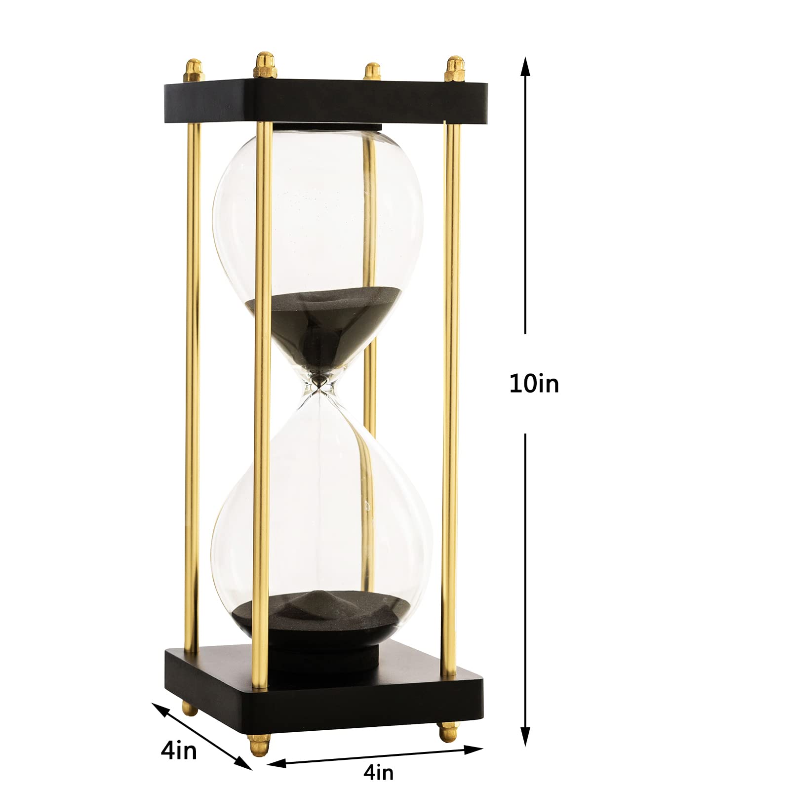 60 Minute Hourglass Timer,Rainbow Glass Hour Glass,Hourglass with Sand ...