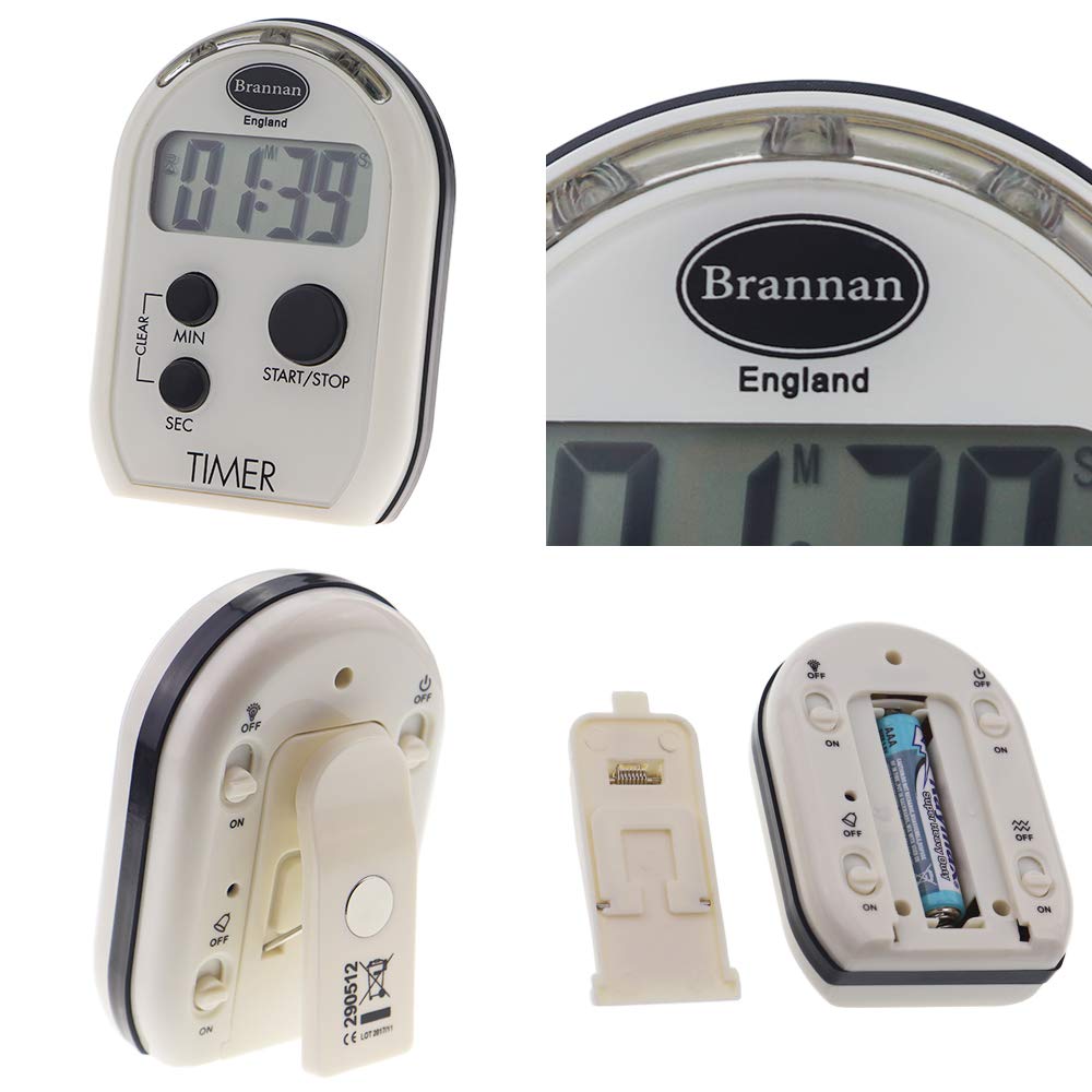 Visual Timer Multi Function with Vibrating Audible and Flashing Alarm ...