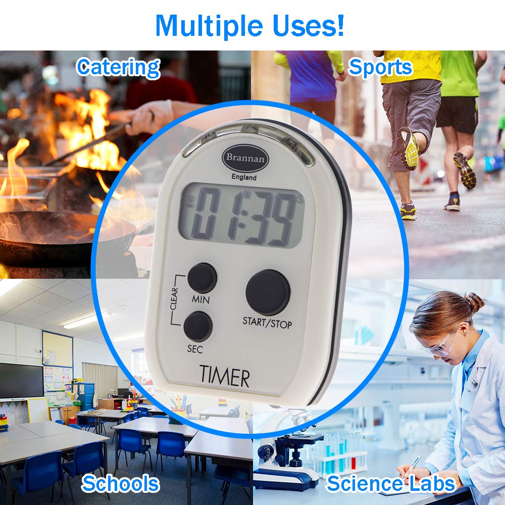 Visual Timer Multi Function with Vibrating Audible and Flashing Alarm ...