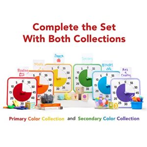 Time Timer 8 Inch Learning Center Classroom Set — 60 Minute Visual ...