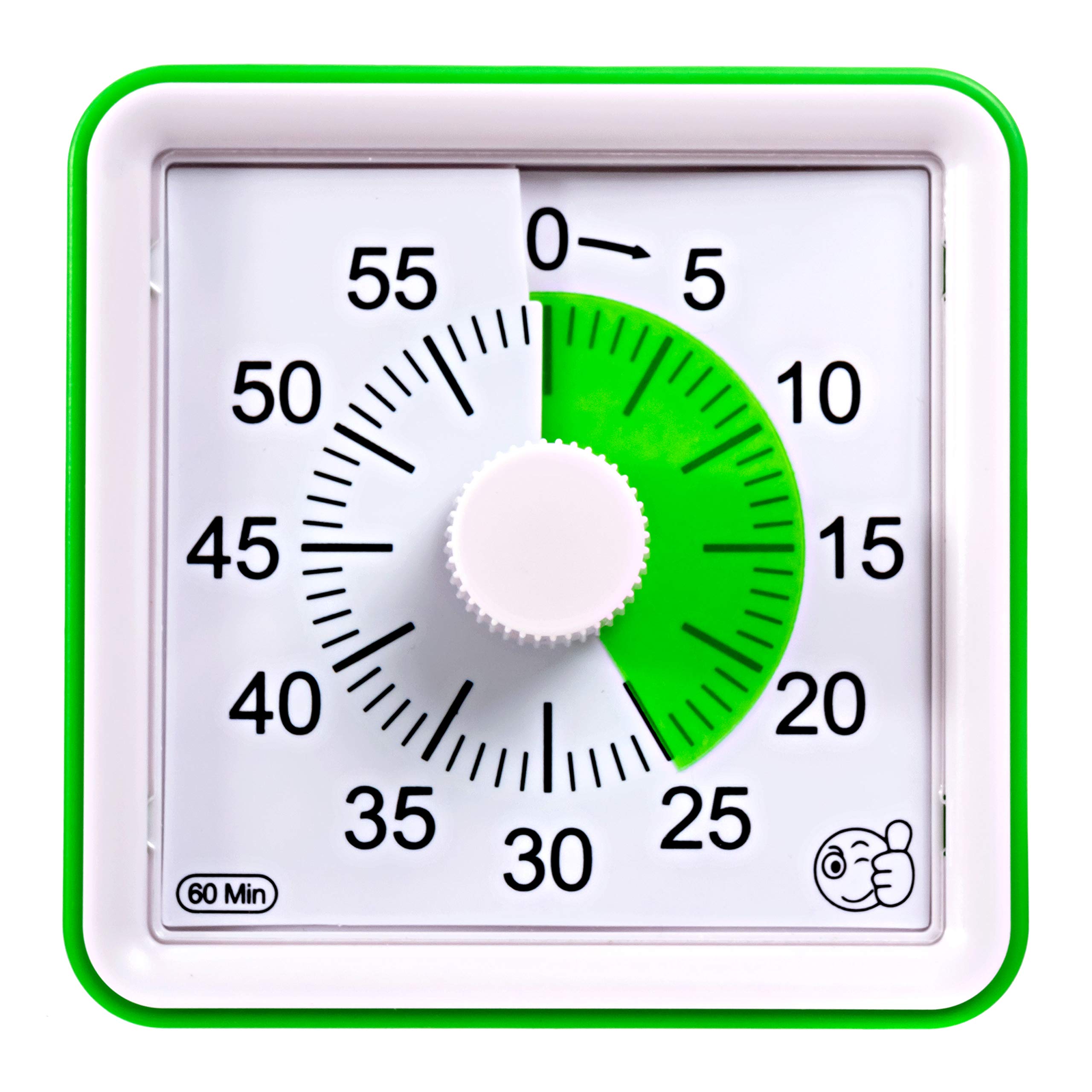 Wynnline 60-Minute Visual Analog Timer - Countdown Clock for Classroom ...