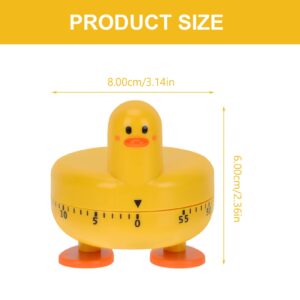 Angoily Yellow Duck Timer Mechanical Kitchen Timer 60- Minute Wind Up ...