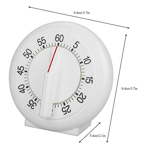 Kitchen Timer, Round Mechanical Timer, Plastic Timer, 60 Minutes ...