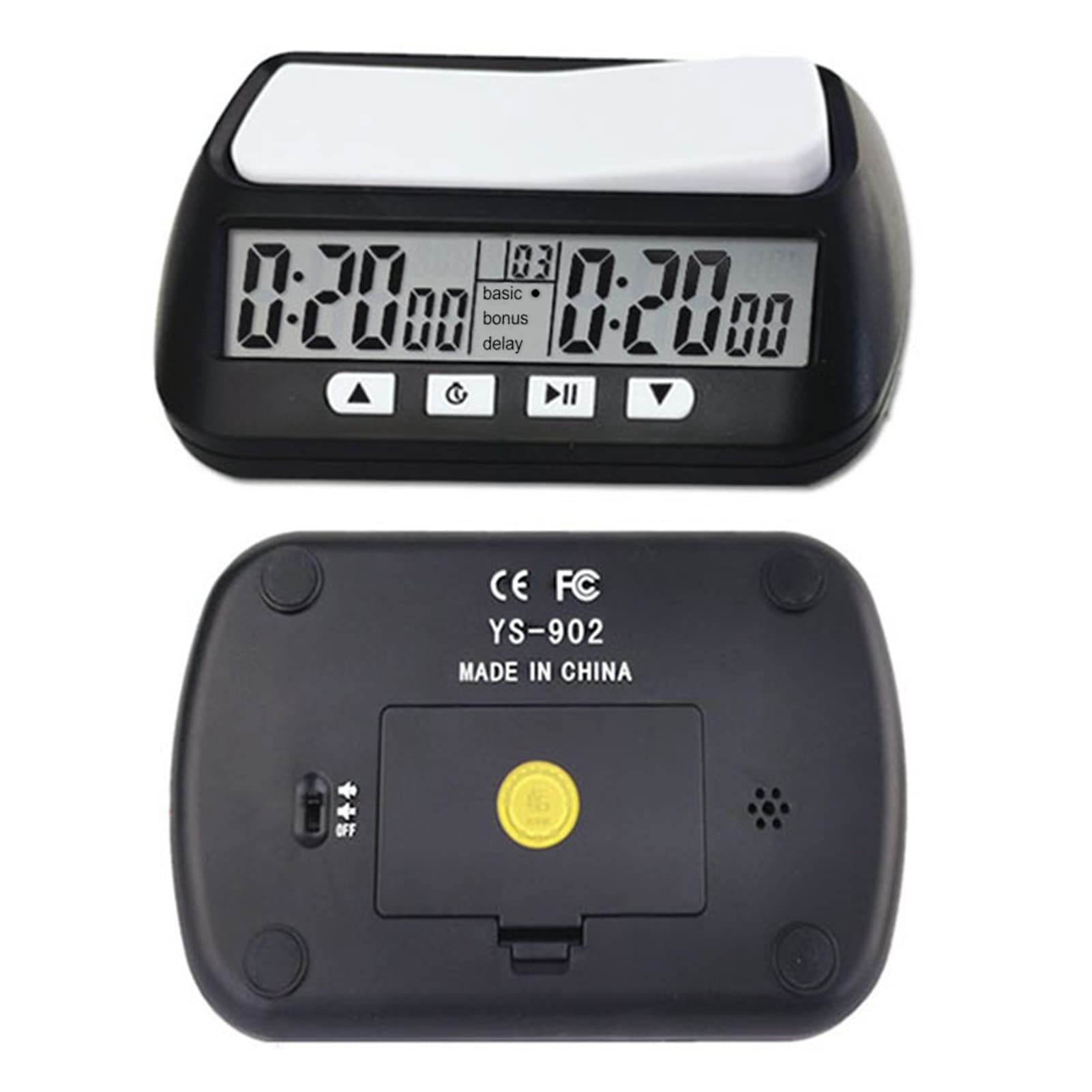 HEEPDD Chess Clock Digital Chess Timer, Portable Digital Chess Clock ...