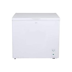 Koolatron Large Chest Freezer, 7.0 cu ft (195L), White, Manual Defrost ...