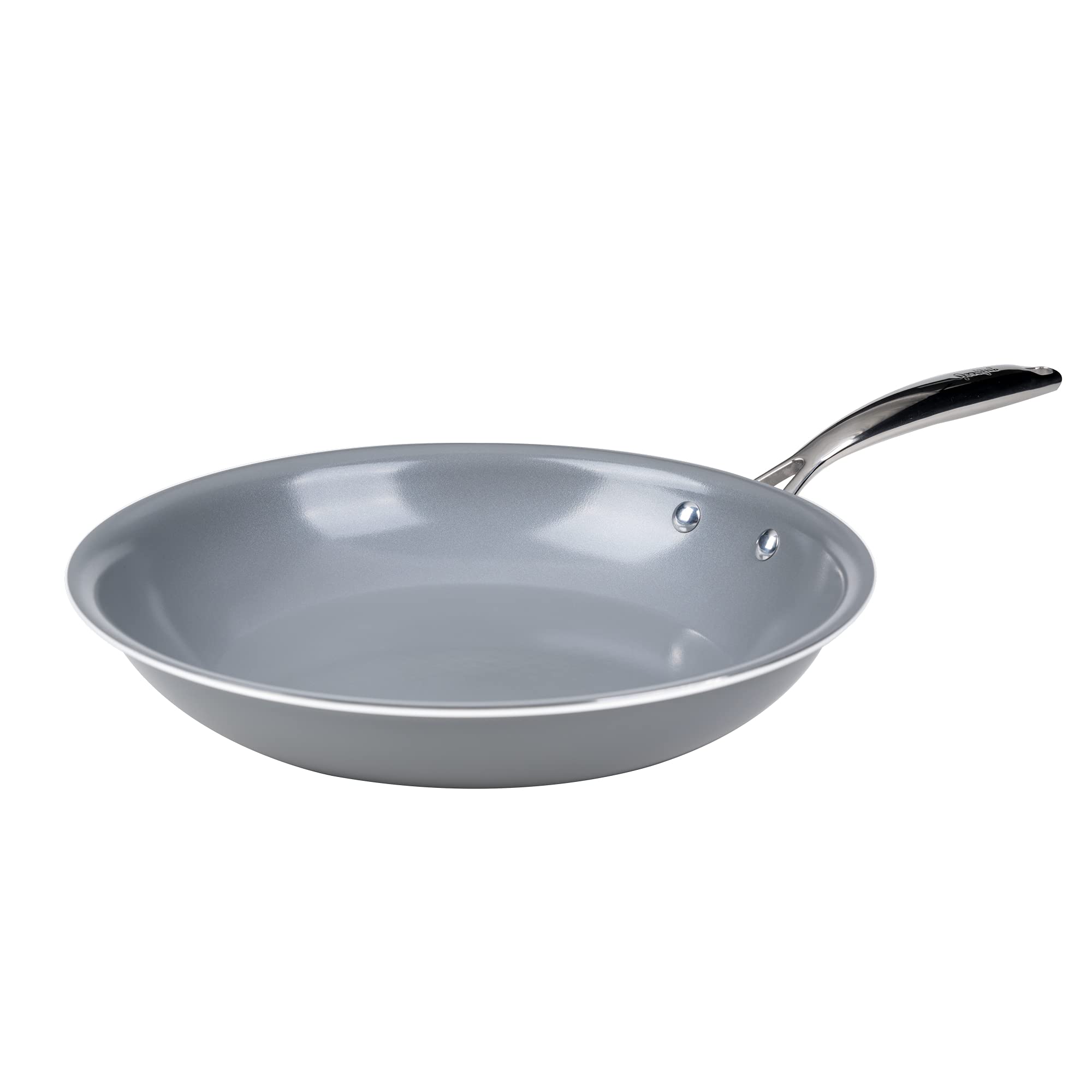 Goodful Ceramic Nonstick 11 Inch Frying Pan, Dishwasher Safe Pots and ...