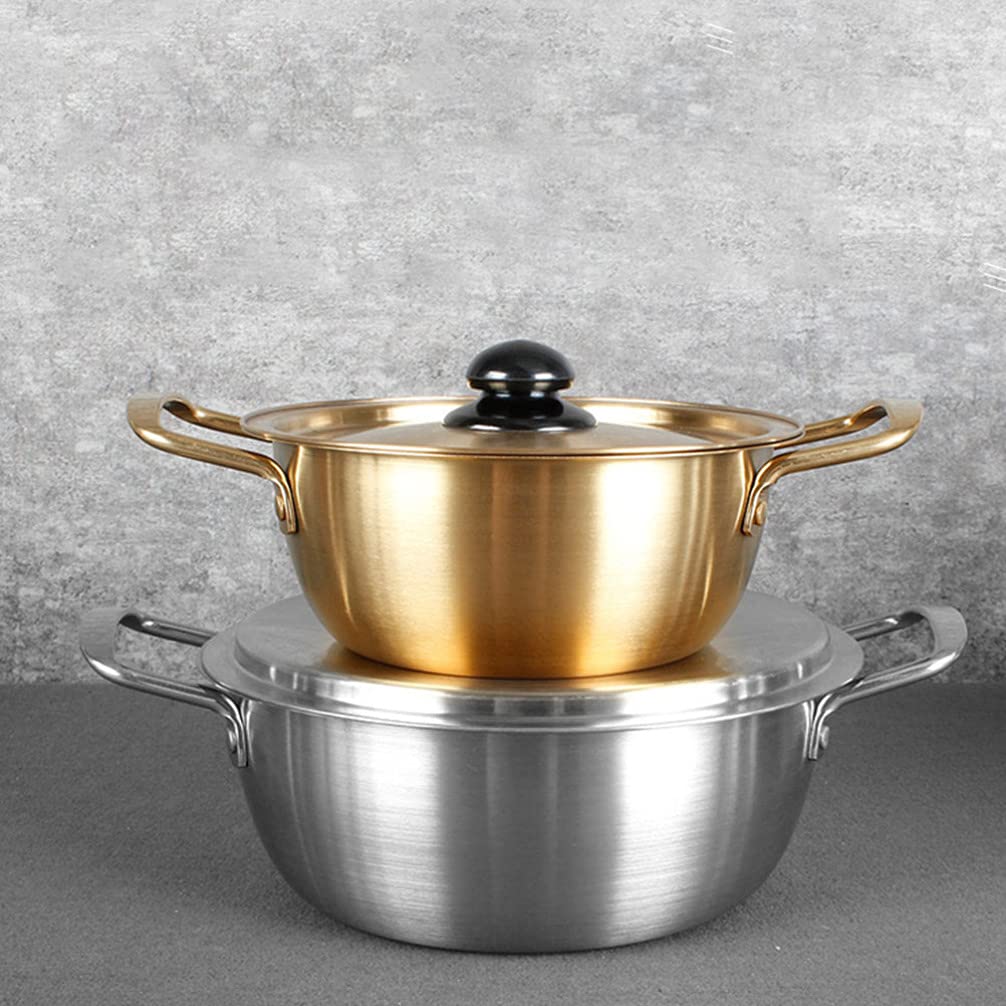 YARDWE Korean Ramen Noodle Pot Stainless Steel Ramyun Cooker with ...