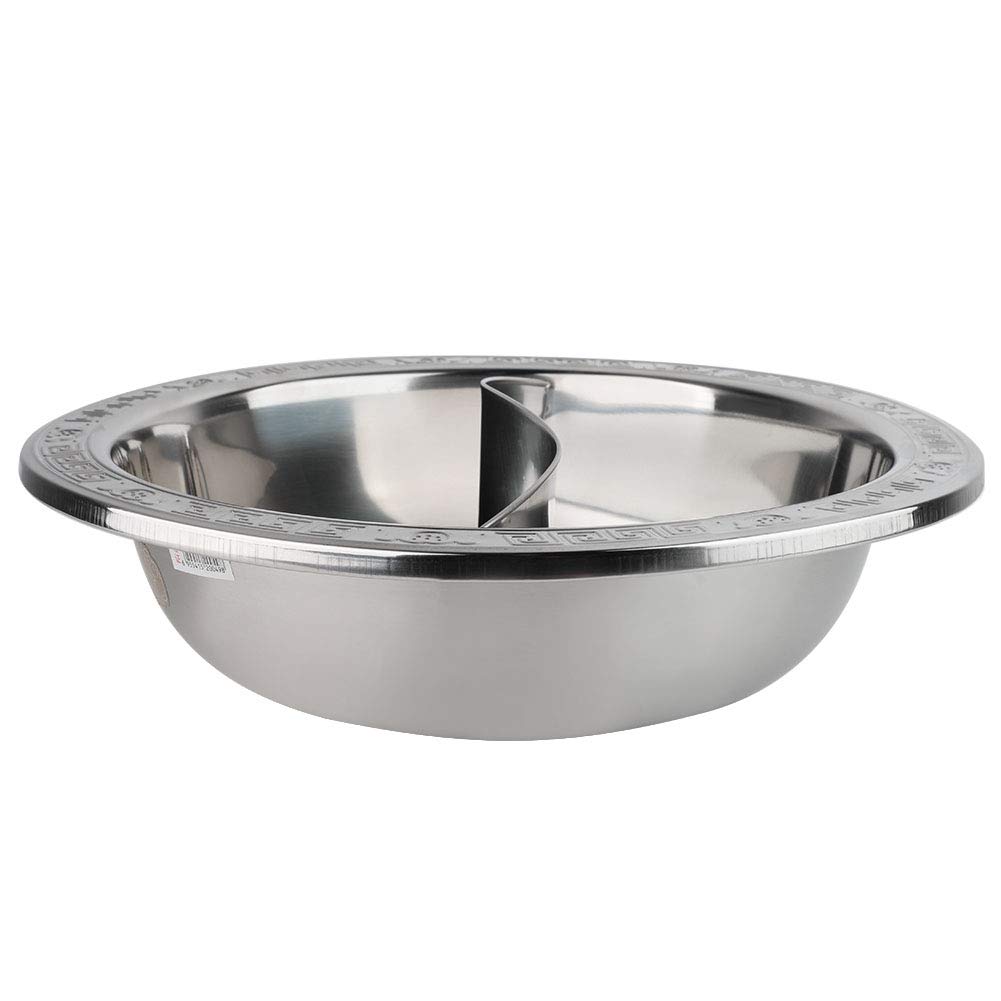 Divided Hot Pot, Stainless Steel Shabu Hot Pot Divided Hot Pot Pan ...