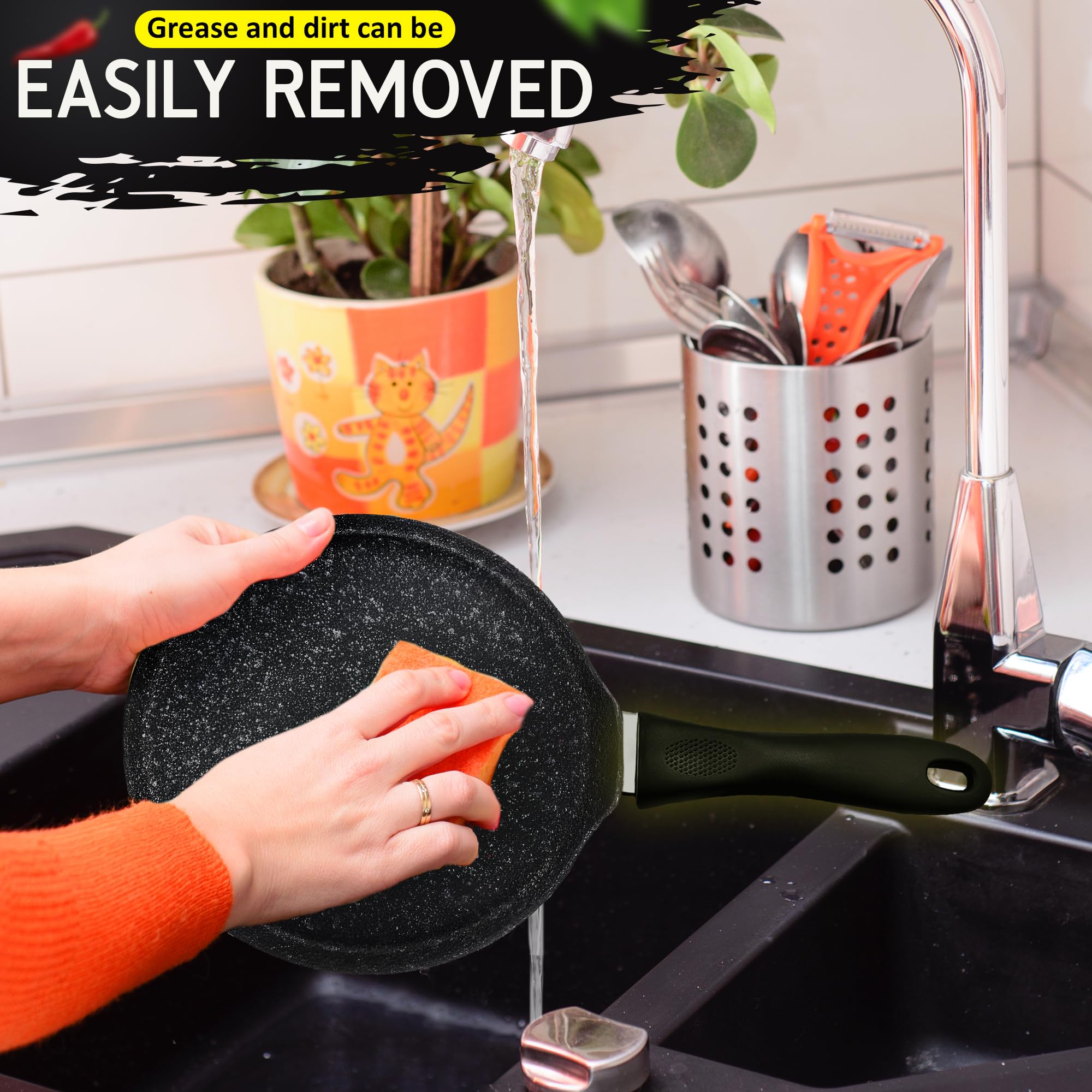 Cook Ware Pans Replacement Grip Handle - Removable Handle Cookware Pot ...