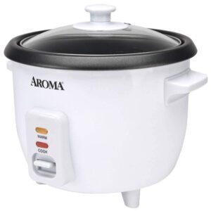 Aroma Housewares 4-Cups (Cooked) / 1Qt. Rice & Grain Cooker (ARC-302NGP ...