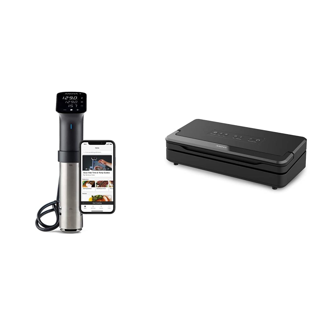 Anova Culinary Sous Vide Precision Cooker Pro (1200 Watts) and ...
