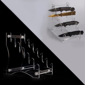 Dagger Rack Butterfly Knife Rack Knife Display Rack Knife Storage Rack Acrylic Desktop Display ...