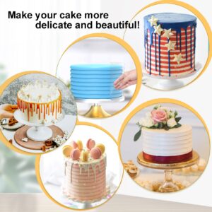 7-Piece Large Clear Acrylic Cake Scraper Set, Cake Icing Smoother ...
