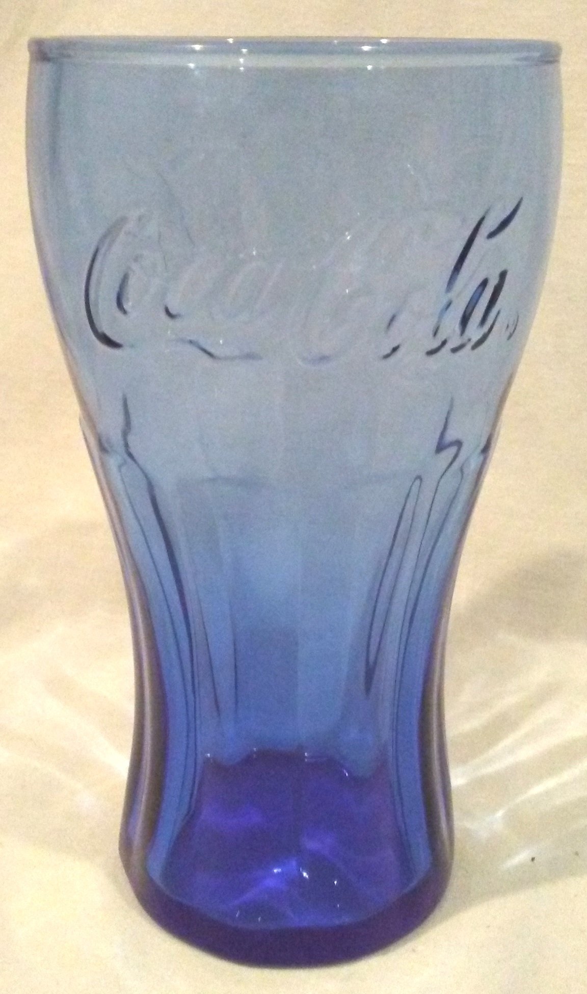 Coca Cola Cobalt Blue Glass 6", Coca Cola Curved Fountain Glass — 🛍️ ...