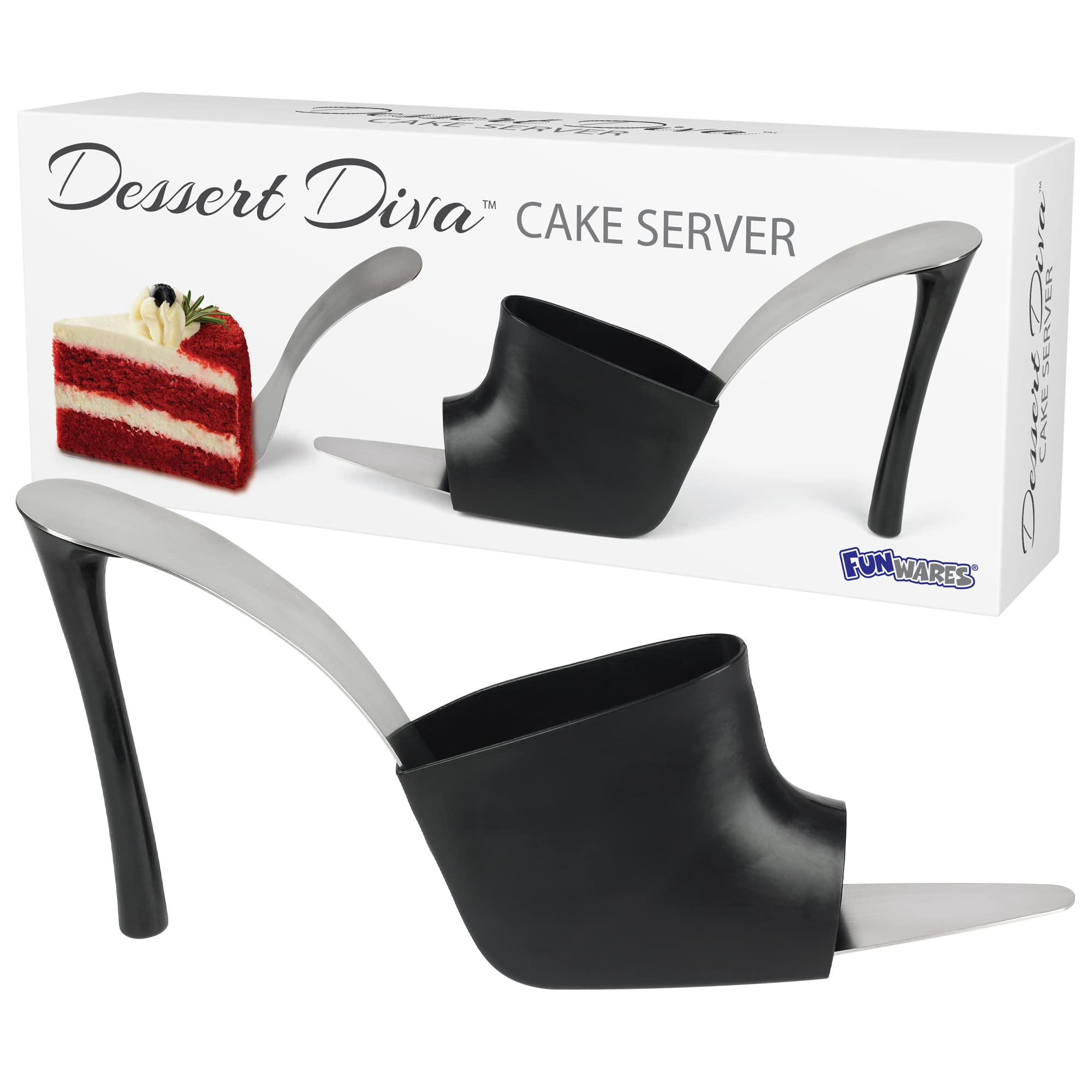 Dessert Diva Cake Server, Cute Pastry Server Shaped Like A Designer ...
