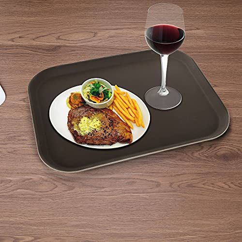 PETTYOLL 2PCS Cafeteria Trays, 12" x 16" Inch Plastic Restaurant ...
