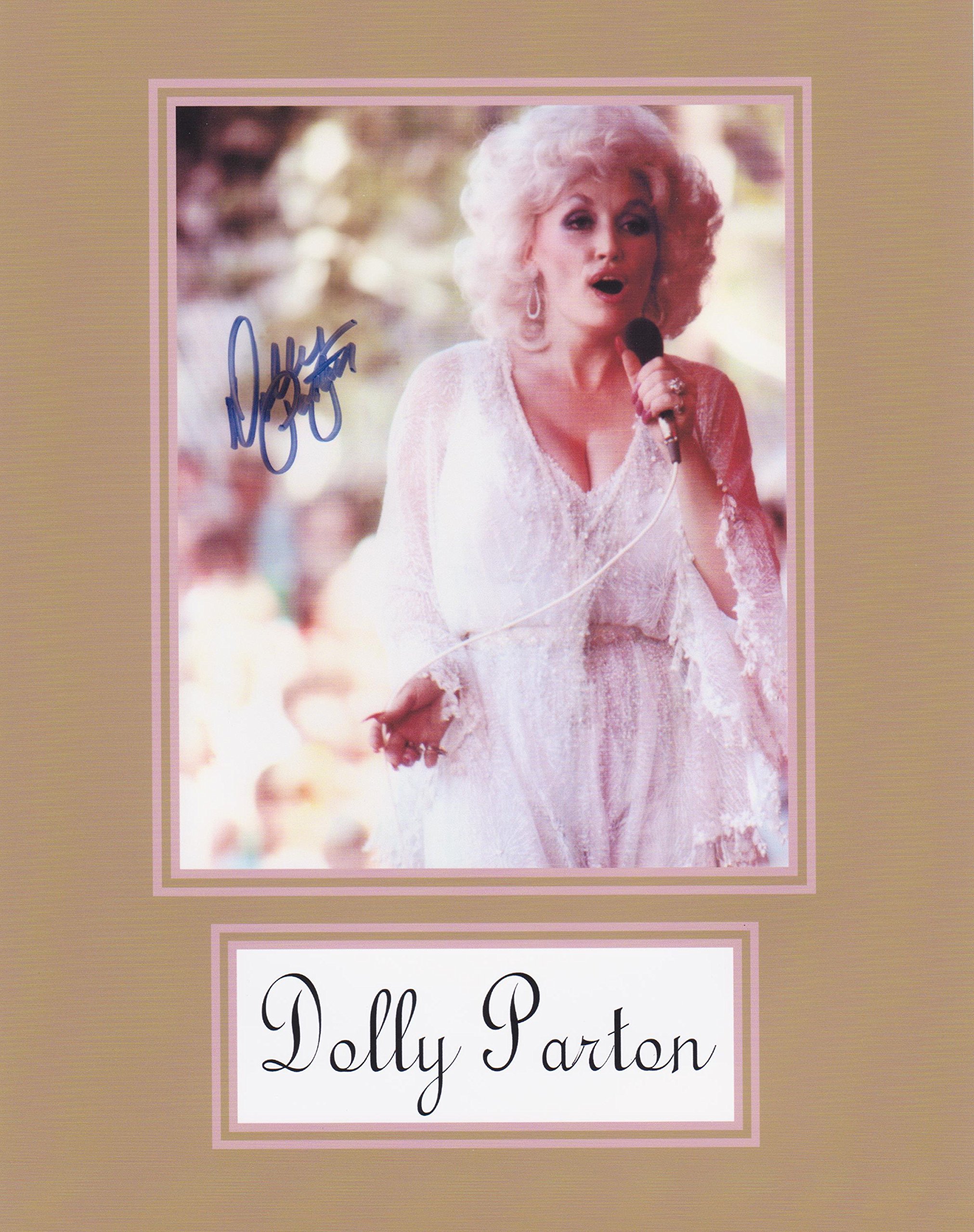 Kirkland Dolly Parton, the Great Country Singer, 8 X 10 Photo Autograph ...