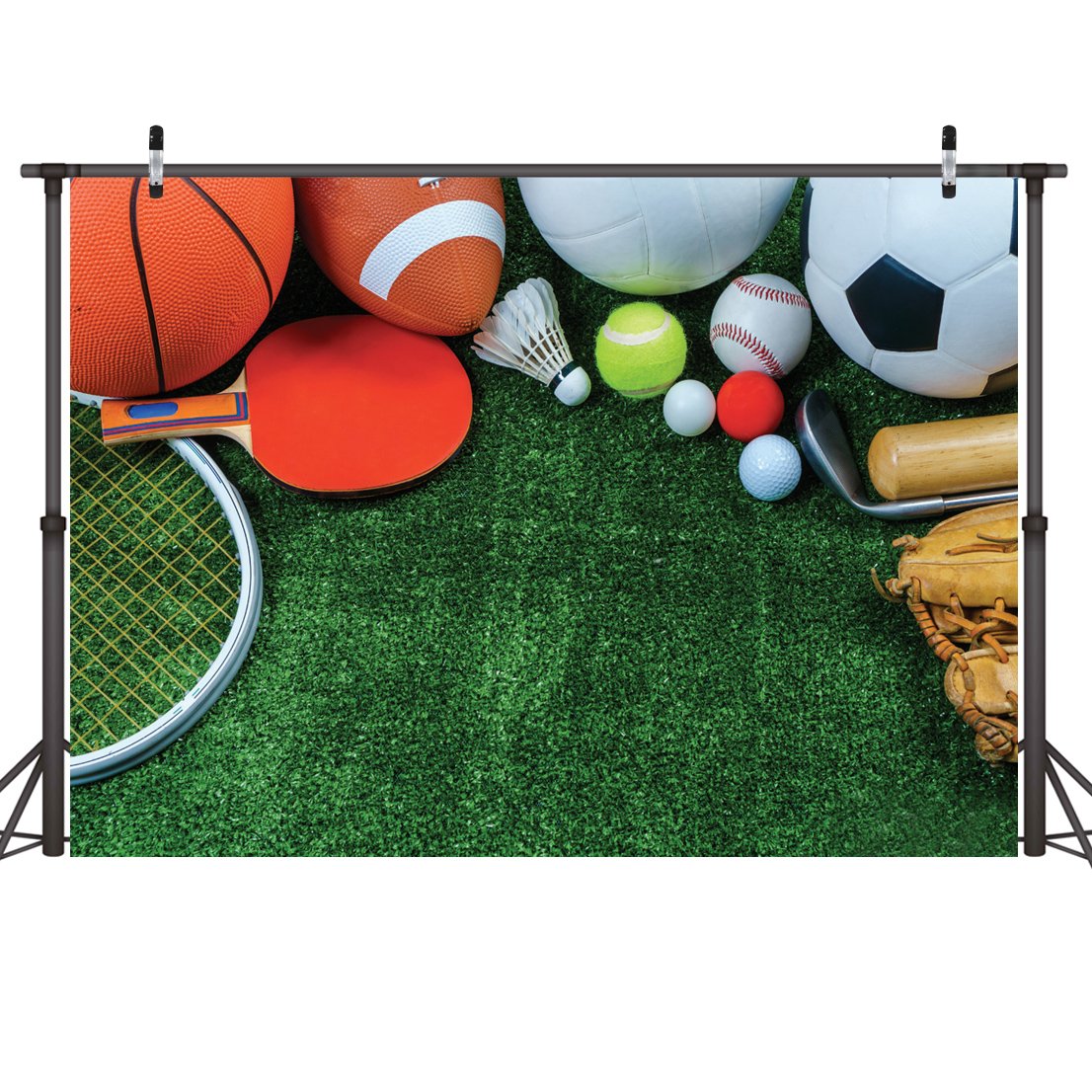 LYWYGG 7x5ft School Playground Photography Backdrops Sports Goods ...