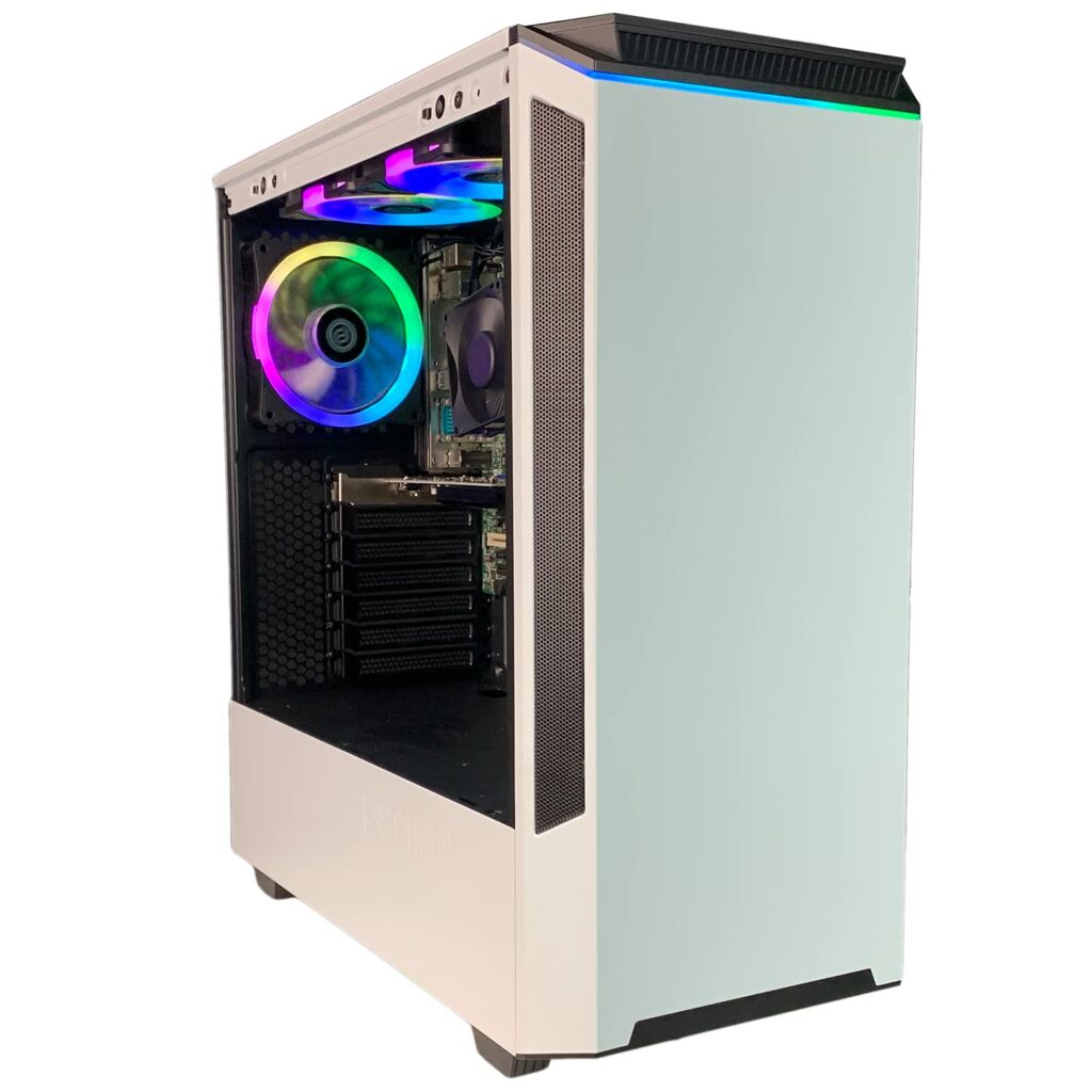 Periphio Castle Prebuilt Gaming PC - AMD Ryzen 5 4600G CPU (4.2GHz ...