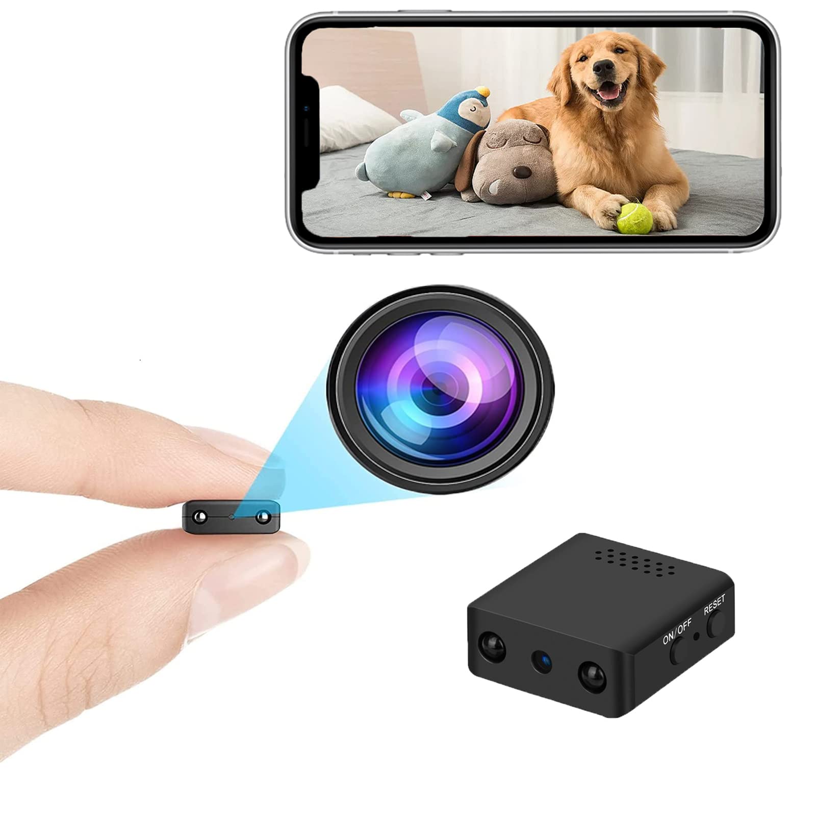 Chihod Mini Spy Camera HD 1080P Wireless Hidden Camera, Portable Small ...
