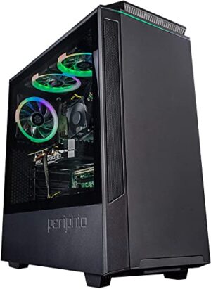 Periphio Castle Prebuilt Gaming PC - AMD Ryzen 5 4600G CPU (4.2GHz ...