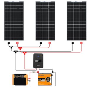 ECO-WORTHY 2.4KWH Solar Panel Kit 600W 12Volt System for RV Off Grid ...