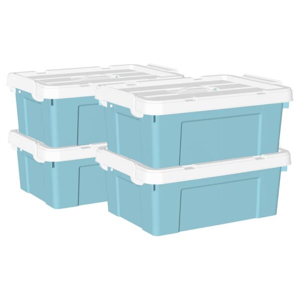 Cetomo 3.2Qt*12 Plastic Storage Bins, Storage Box, 12 Pack, Organizing ...