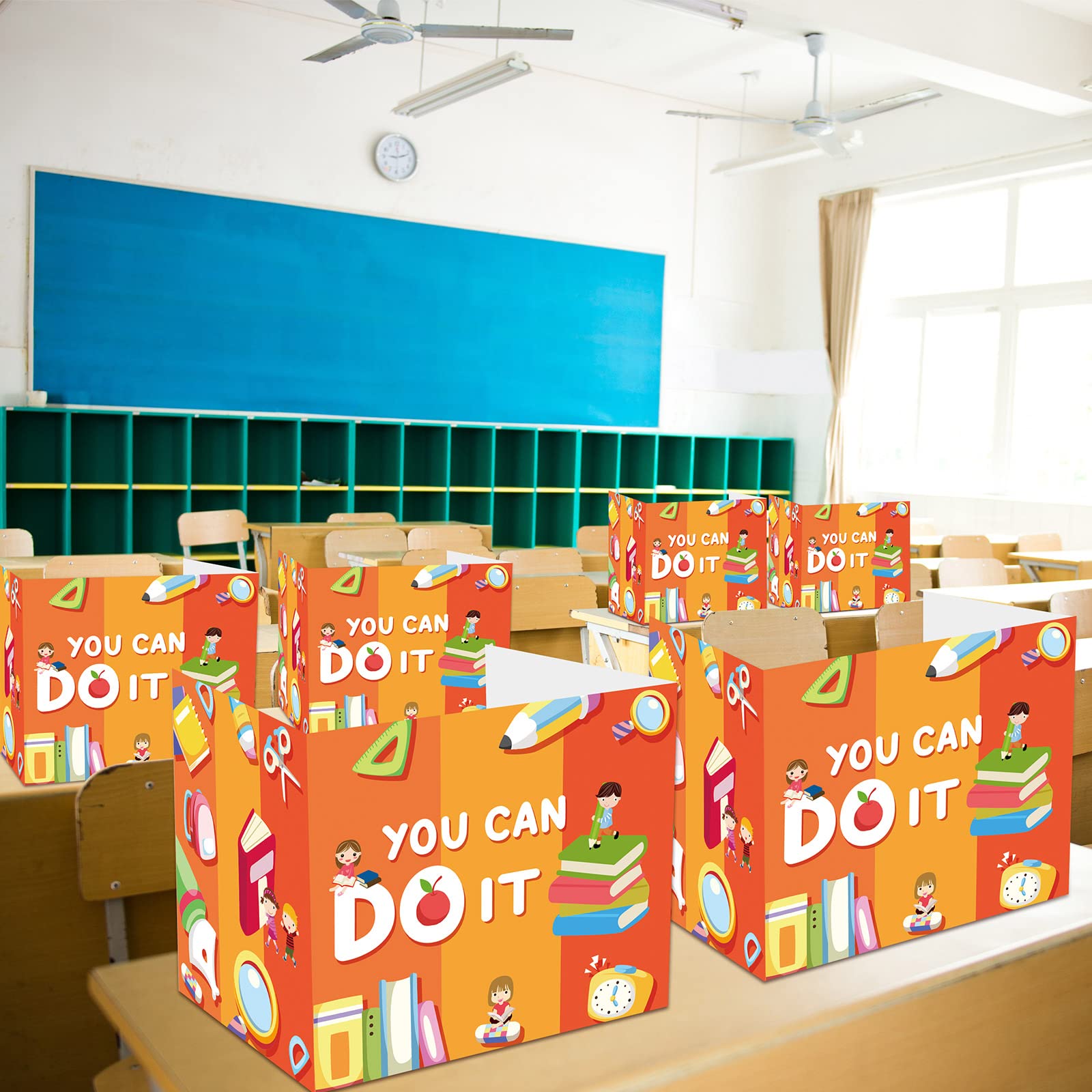 48 Pack Privacy Boards for Students Classroom Shields Cardboard Desk ...