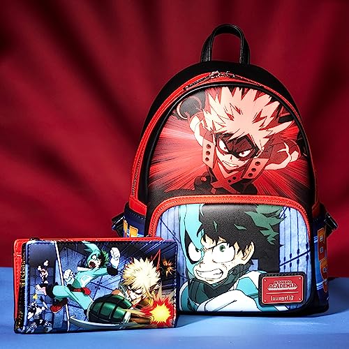 Loungefly My Hero Academia: Deku vs. Kacchan Collection Mini-Backpack ...