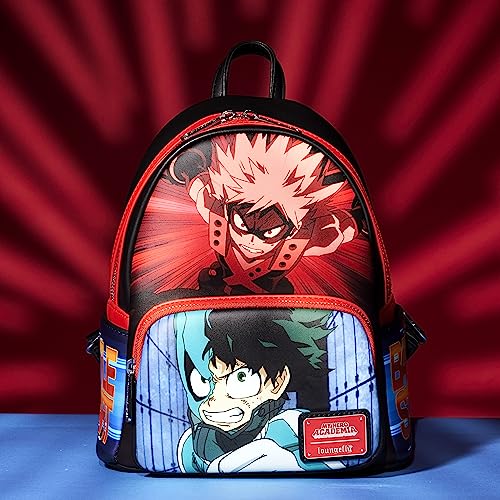 Loungefly My Hero Academia: Deku vs. Kacchan Collection Mini-Backpack ...